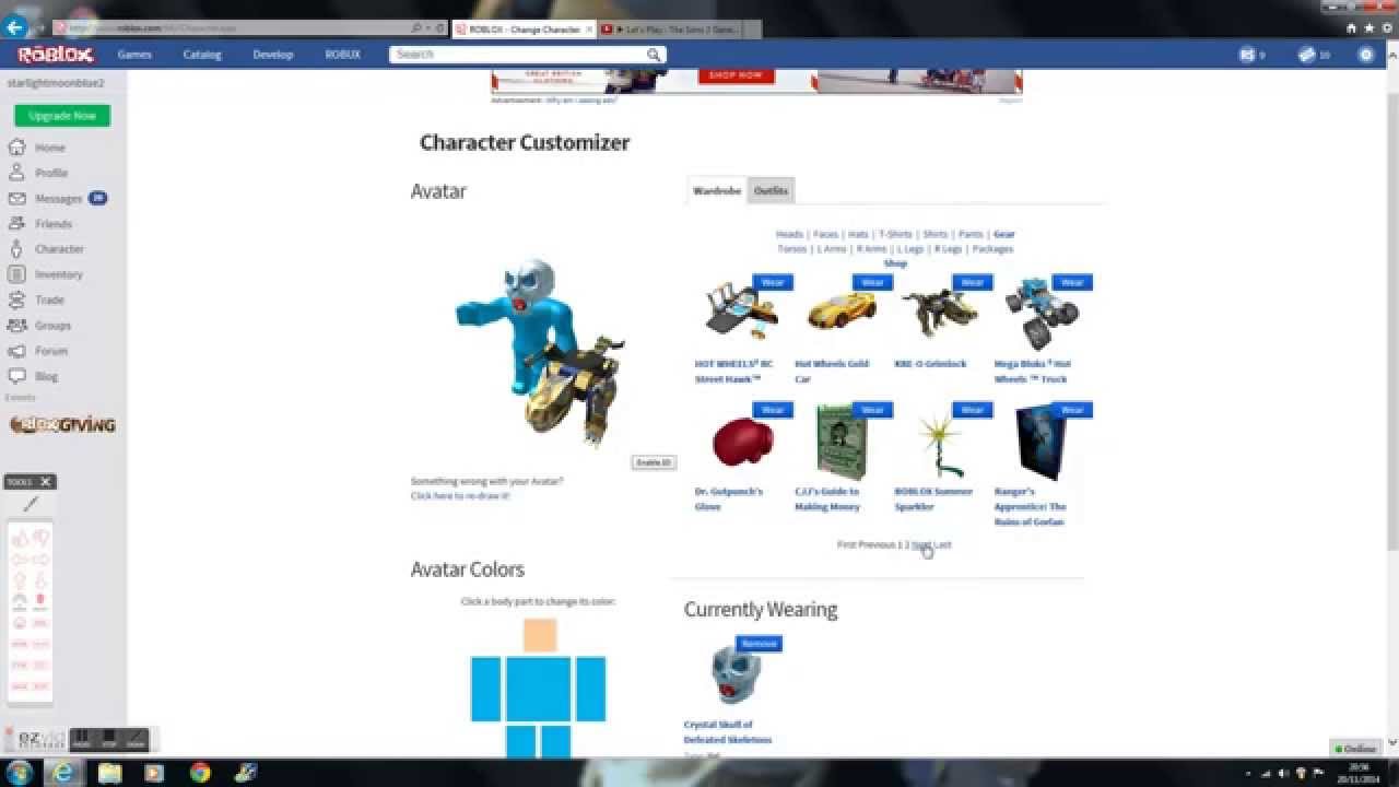 How to make you're charactor look scary for free - YouTube