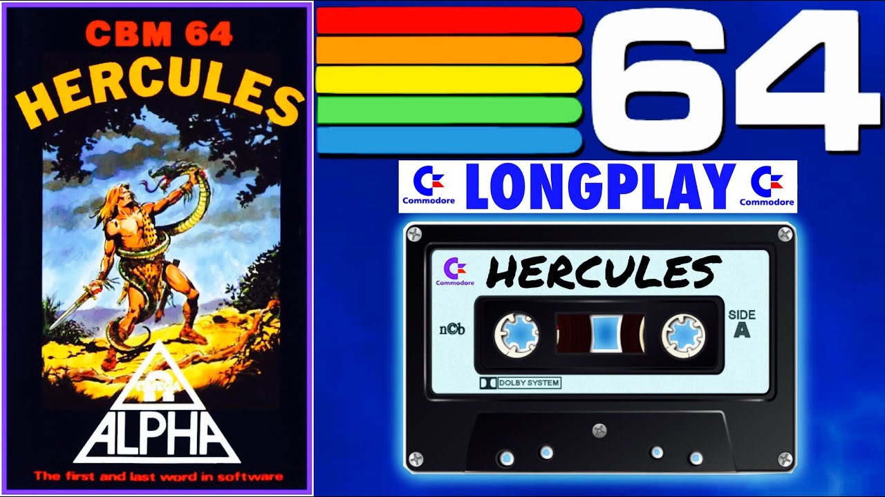 C64 Longplay. Hercules. One life completion. This would never happen again. - YouTube