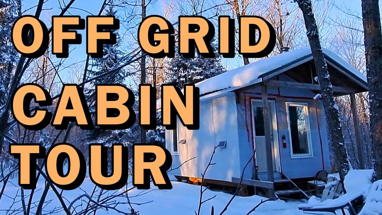 Off Grid Cabin Tour | Wilderness Ontario Canada - YouTube