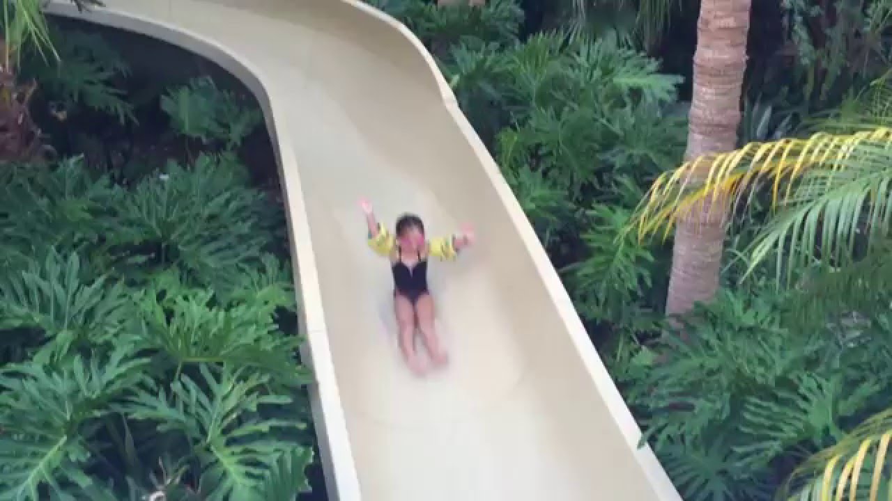 Coronado Springs water slide at Disney World - YouTube