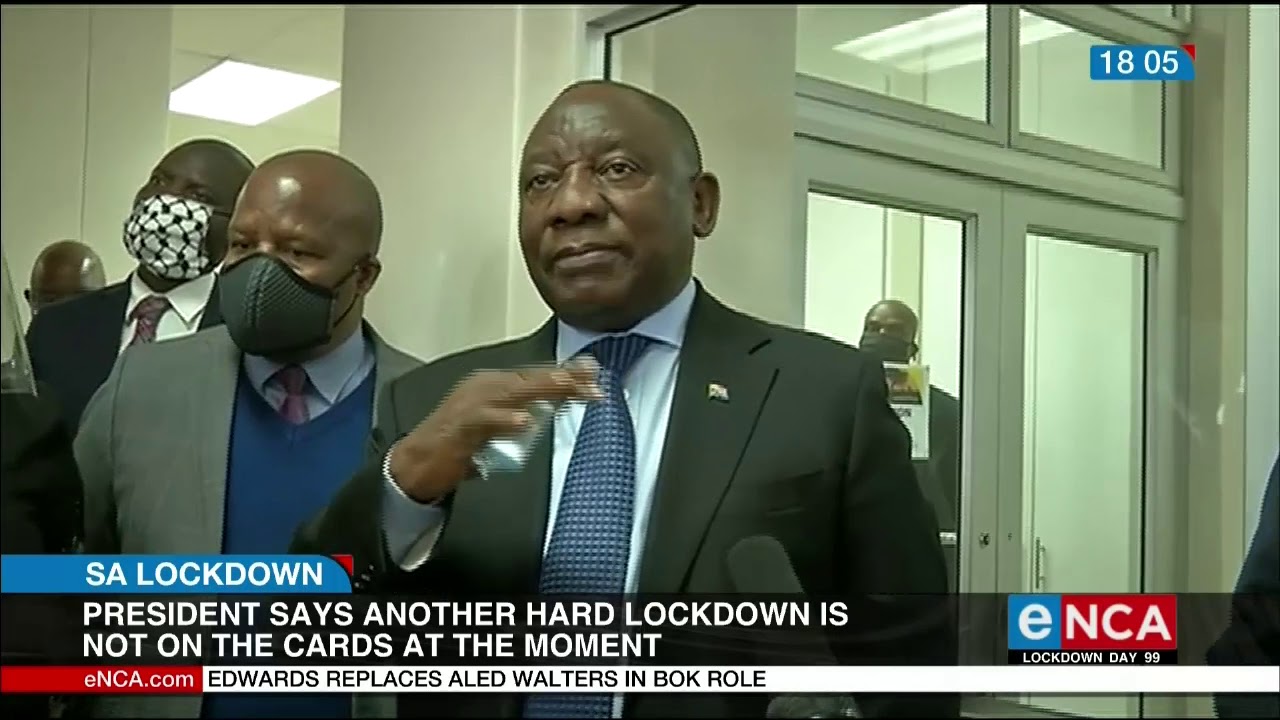 Ramaphosa: Hard lockdown not on the cards yet - YouTube