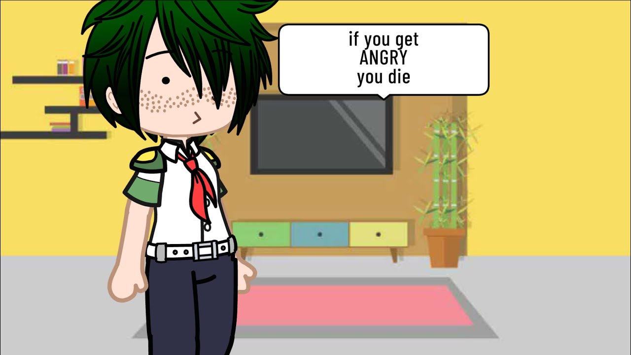 If Izuku gets angry he dies||Gachaclub|| MHA|| - YouTube