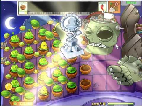 Plants Vs Zombies Dr Edgar Zomboss Boss Fight - YouTube