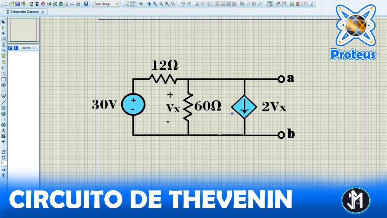 SIMULACIÓN EN PROTEUS Como encontrar Circuito Equivalente de Thevenin ...