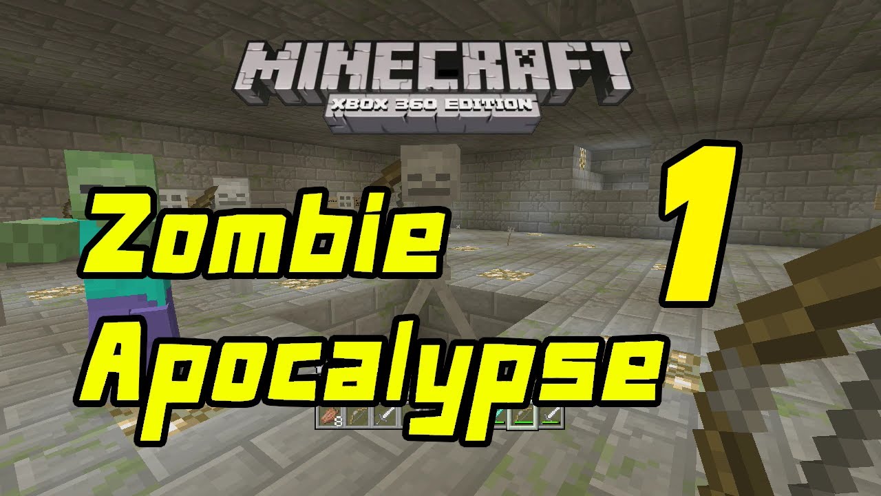 Minecraft Xbox 360 - Zombie Apocalypse Adventure Map 1 - YouTube