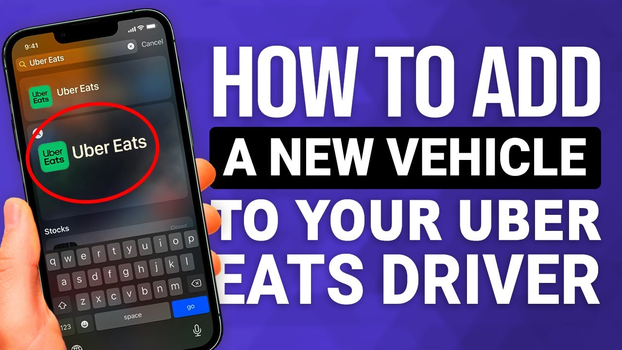 How To Add A New Vehicle To Your Uber Eats Driver: EASY Guide! - YouTube
