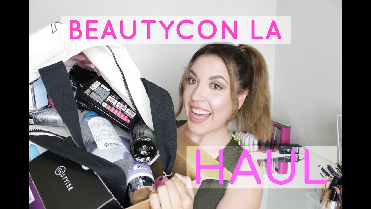 BEAUTYCON LA MASSIVE HAUL + GIVEAWAY 2016 | Solange Nicole - YouTube