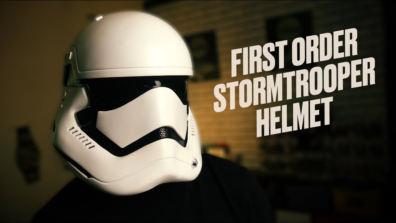 First Order Stormtrooper Helmet | The Best Budget Replica! - YouTube