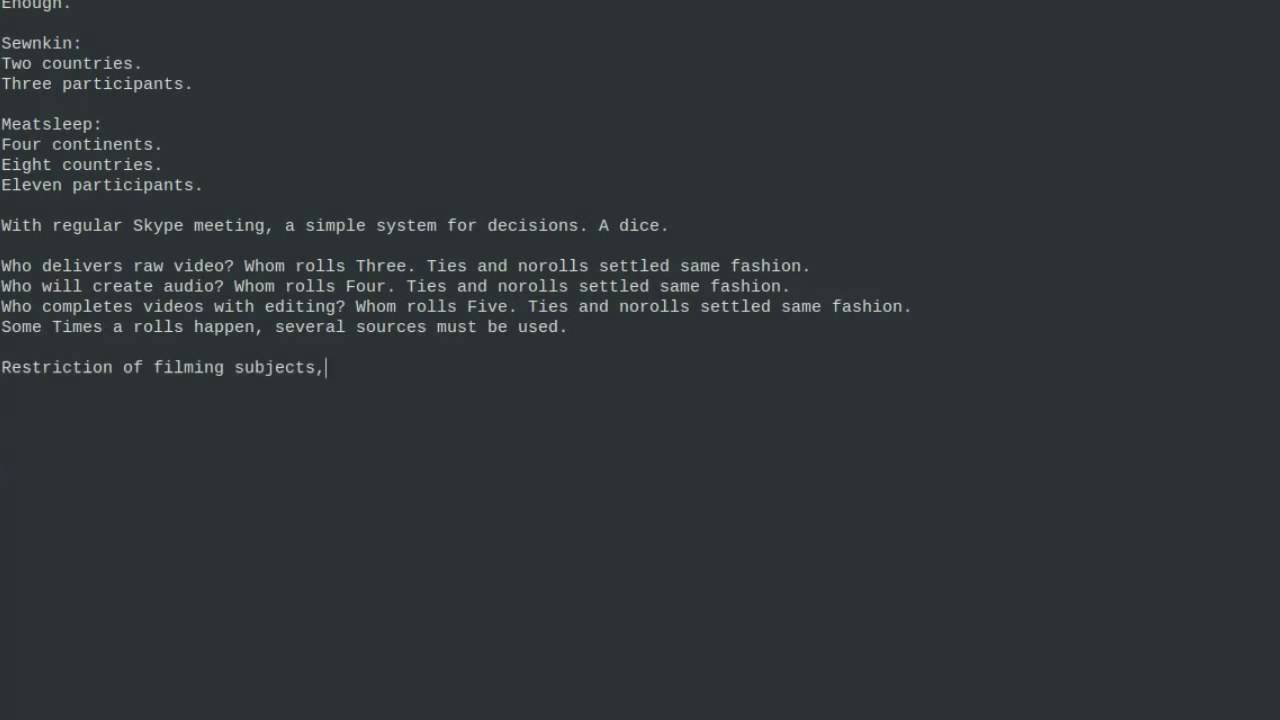 No more meatsleep - YouTube