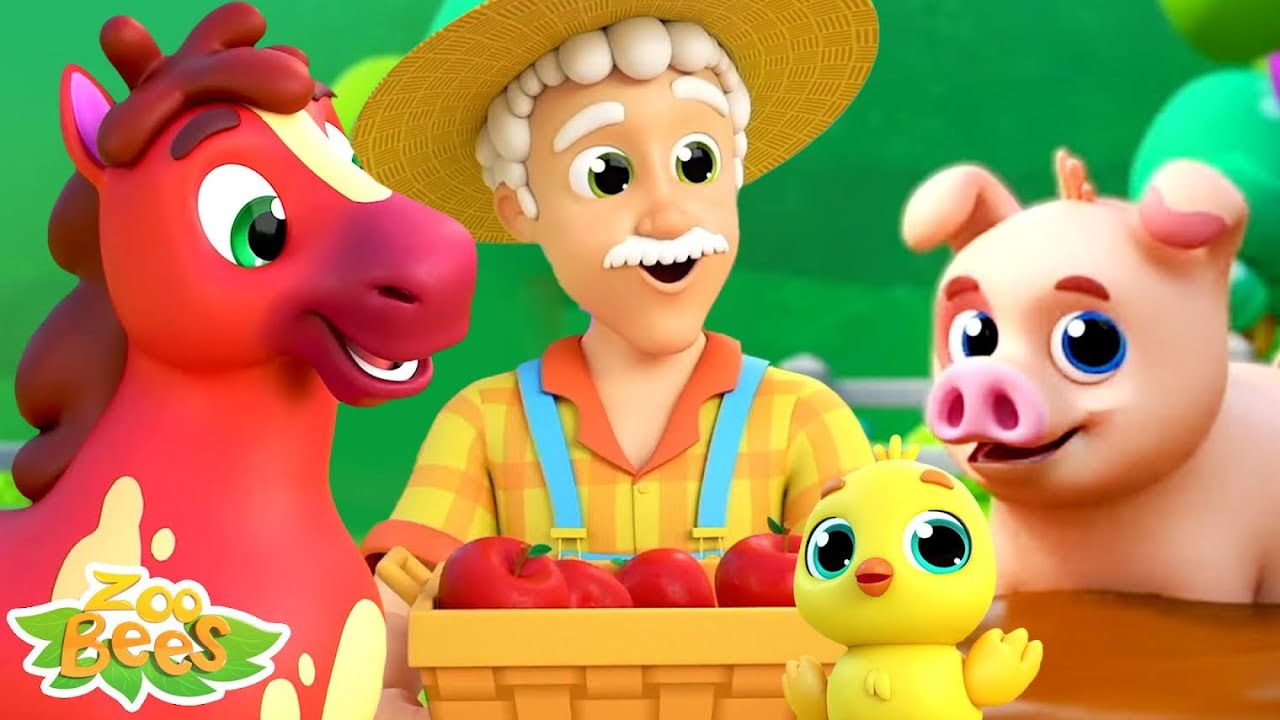 Old Farmer Joe Had A Farm, Animal Song and Nursery Rhymes for Babies ...