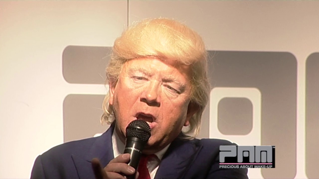 Donald Trump Makeup- PAM 2018 Throwback with Jon Culshaw - YouTube
