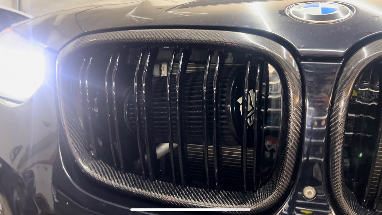 Rk tunes front mount intake diy install G01 x3 M40i - YouTube