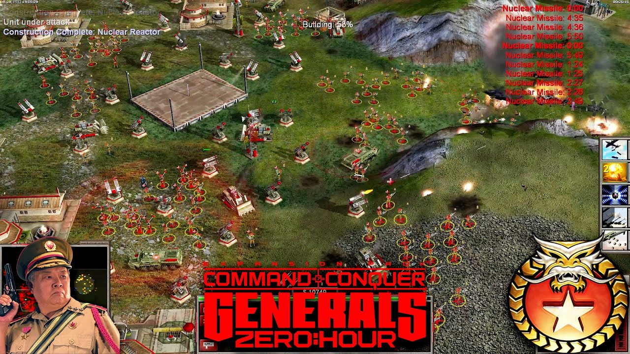 Infantry 1vs7 Air Force Generals | Command & Conquer Generals Zero Hour ...
