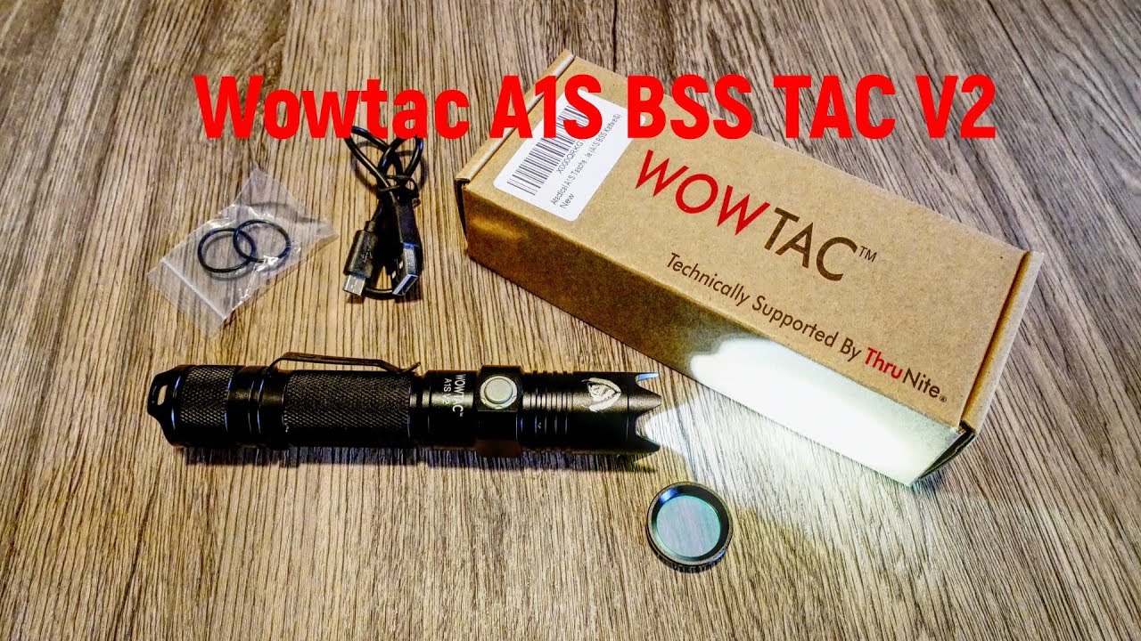 Taschenlampe Wowtac A1S BSS TAC V2 Cree XP-L V6 LED 1150 Lumen ...