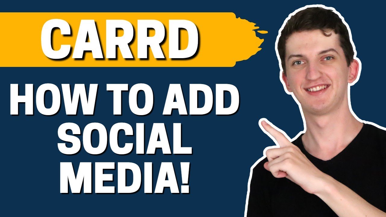 How To Add Social Media Icons In Carrd Co YouTube How To Add Social Media Icons In Carrd Co YouTube
