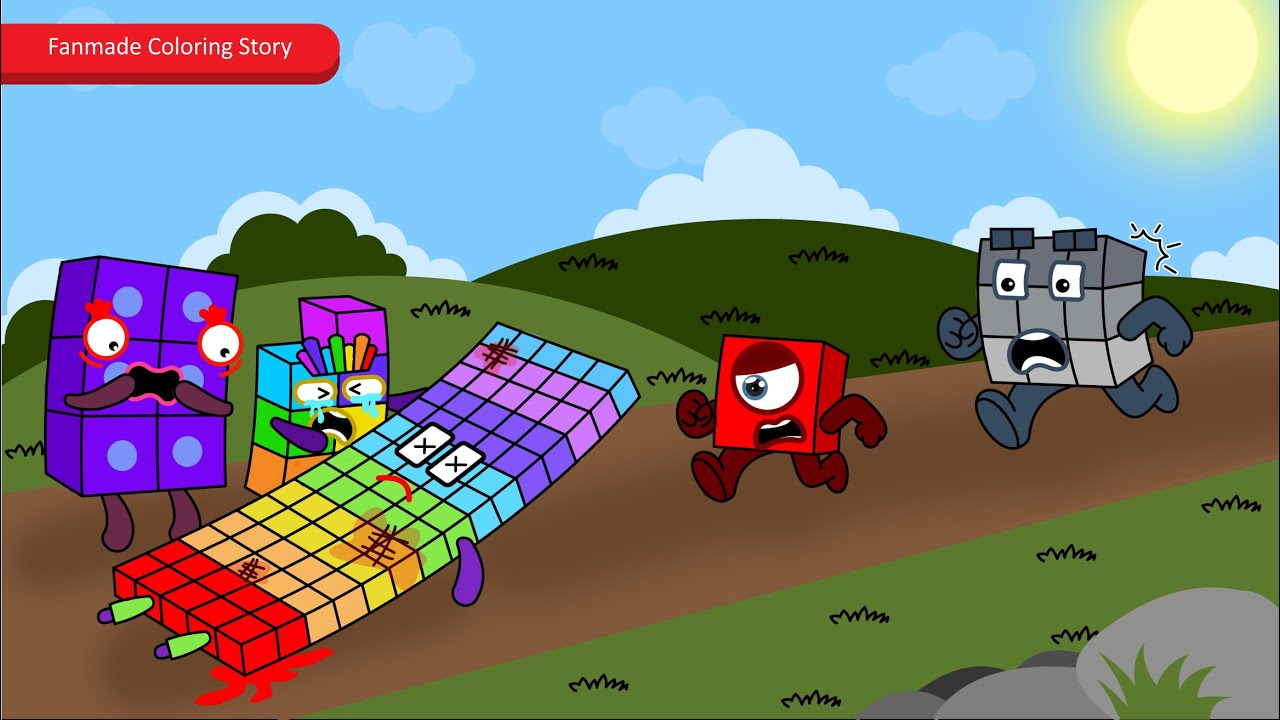 DAD Please open your eyes!!😭 😭 | Numberblocks Fanmade Coloring Story ...