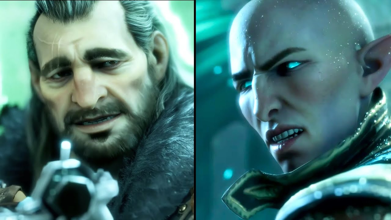 Varric meets Solas Scene | Hope I am not interrupting "Chuckles ...