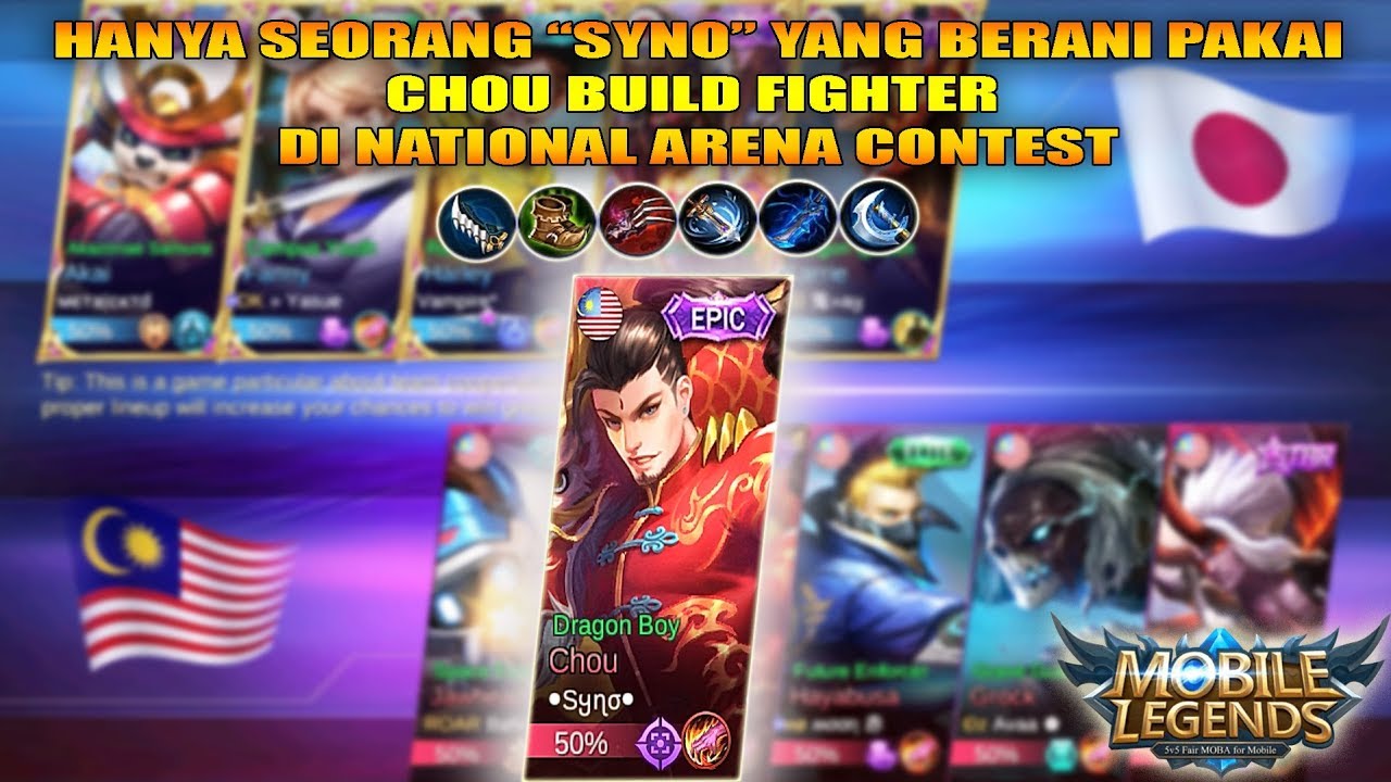 Hanya Seorang "SYNO" Yang Berani Pakai Chou Build Fighter Di National ...