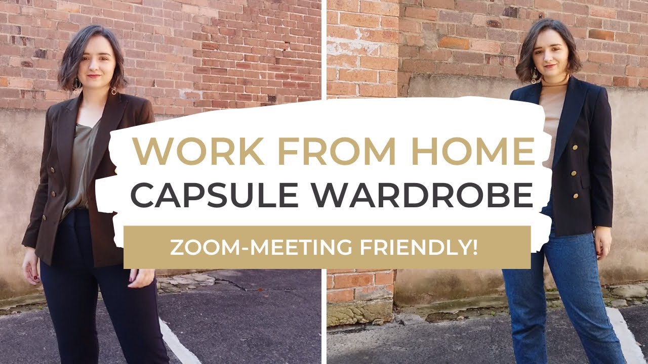 Work From Home Capsule Wardrobe | Zoom Meeting Friendly! LOOKBOOK ...