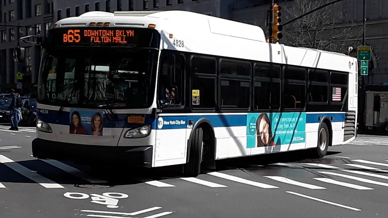 MTA: 2011 New Flyer XD40 "Xcelsior" Low Floor [4828] B65 bus - YouTube