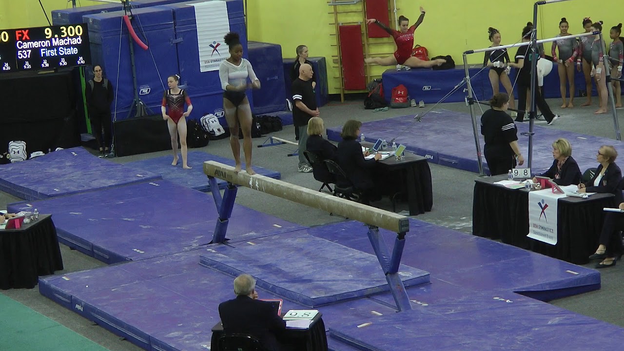 Naya Howard Beam - 2018 Level 10 Regionals - Region 7 - YouTube