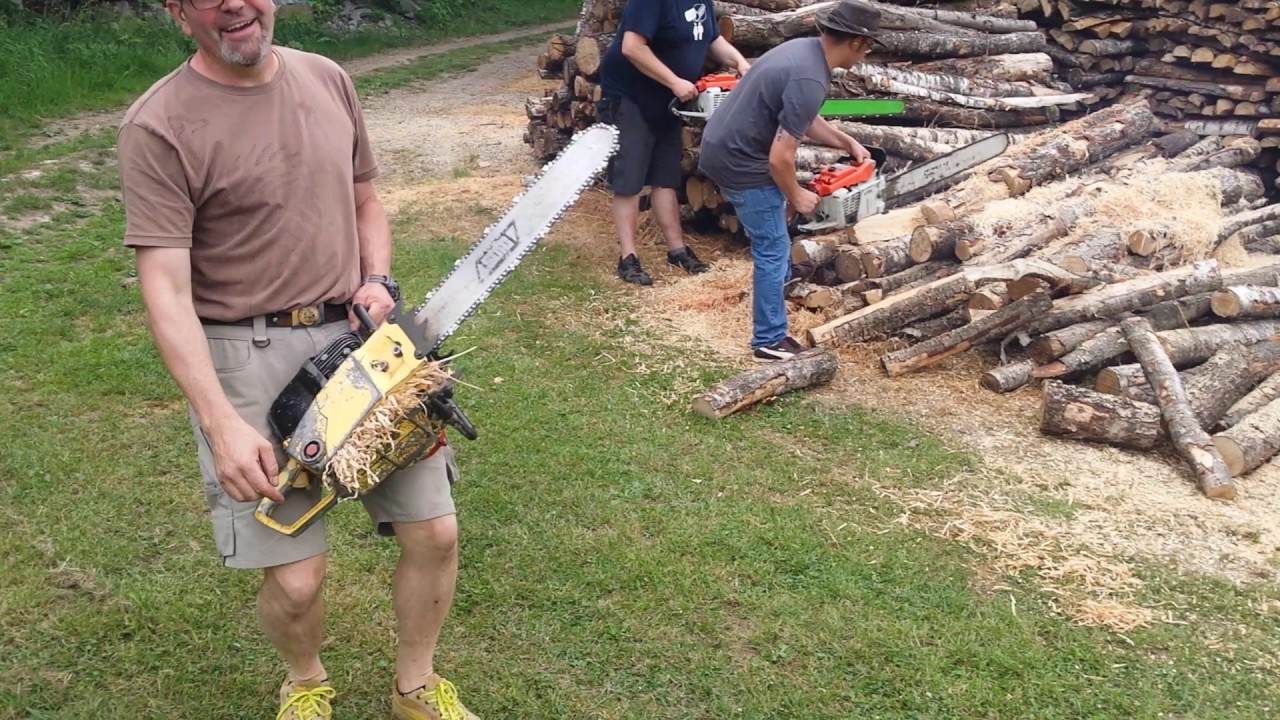 2 Stihl 076 and Solo 60135 S noodling - YouTube
