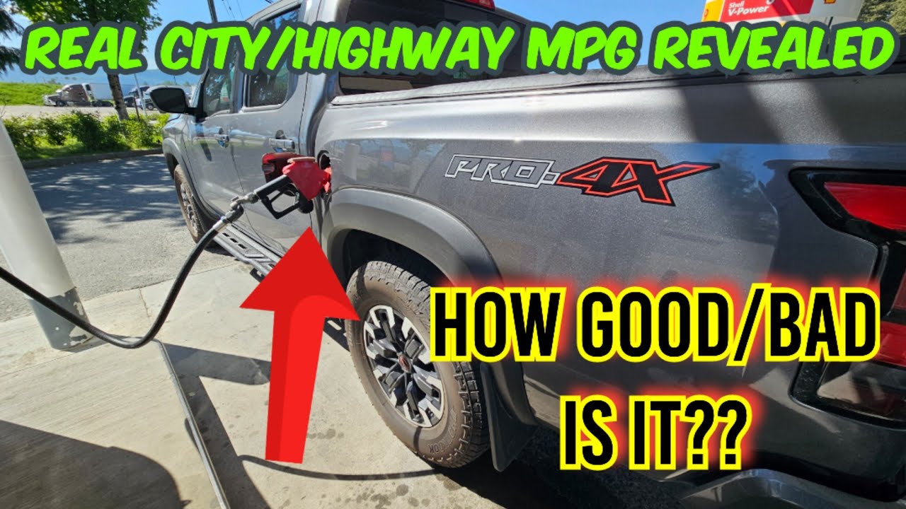 2023 Nissan Frontier Pro-4x ACTUAL MPG TESTED!! - YouTube