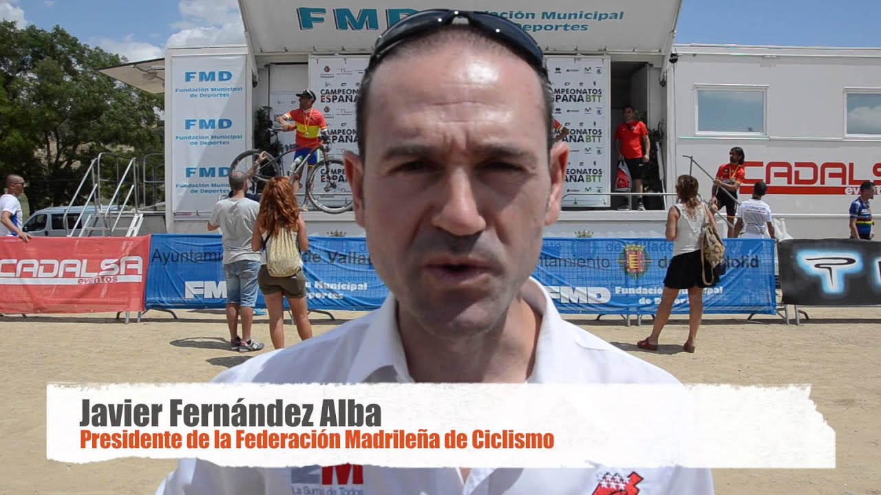 Declaraciones de Javier Fdez. Alba en los Ctos de España de BTT - YouTube