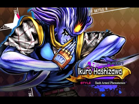 Ikuro Hashizawa - Gameplay (JoJo's Bizarre Adventure: All-Star Battle R ...