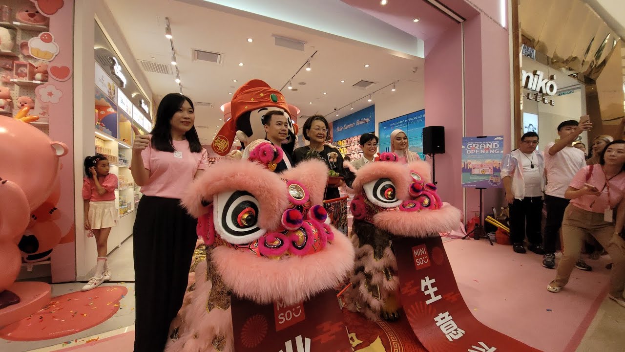 10 August 2024 - Xuan Wu Lion Dance @Grand Opening Miniso Pavilion KL ...