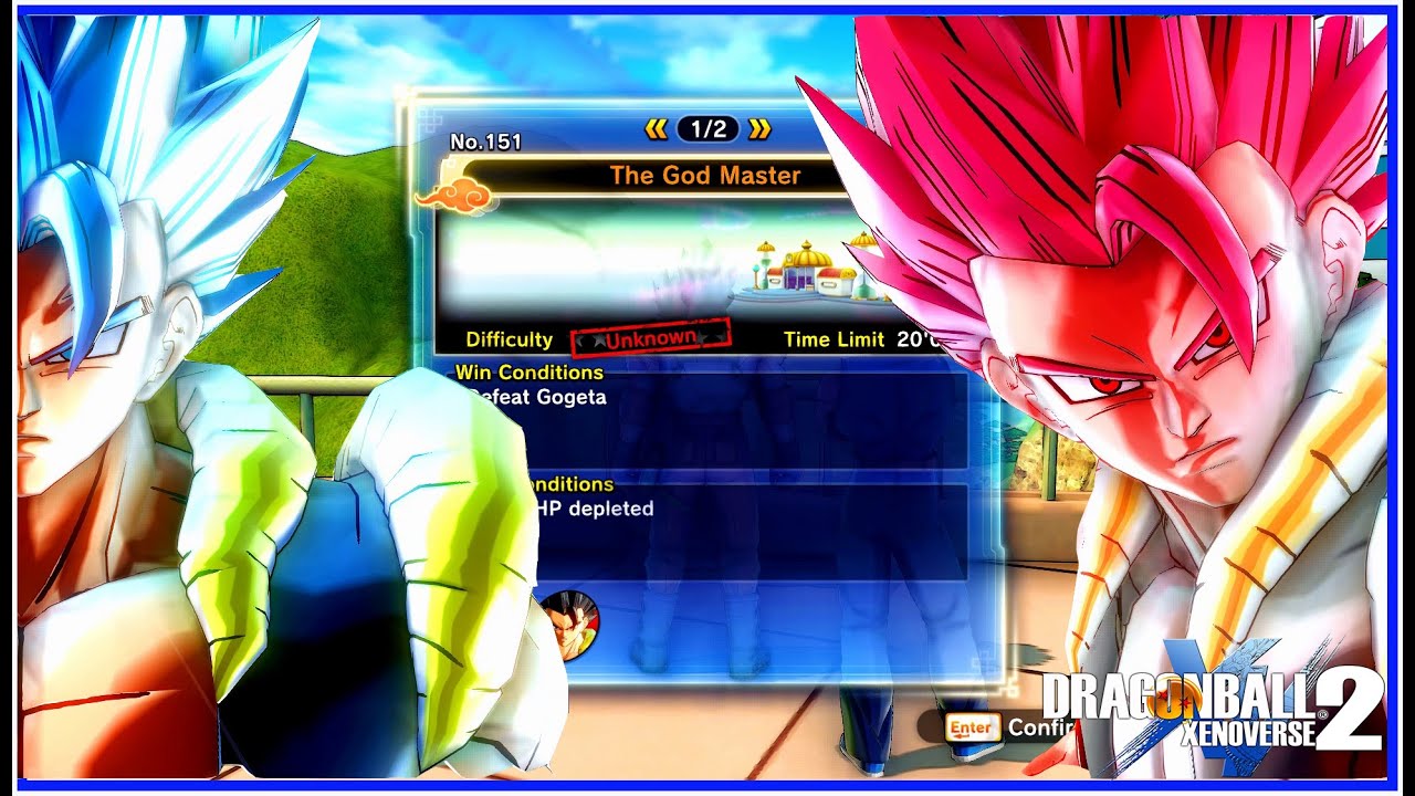DBXV2 Mod | New God Master Gogeta (DBS) Custom Quest - YouTube