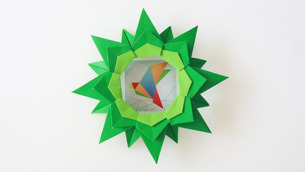 How to fold a super beautiful mandala flower, handmade origami mandala ...