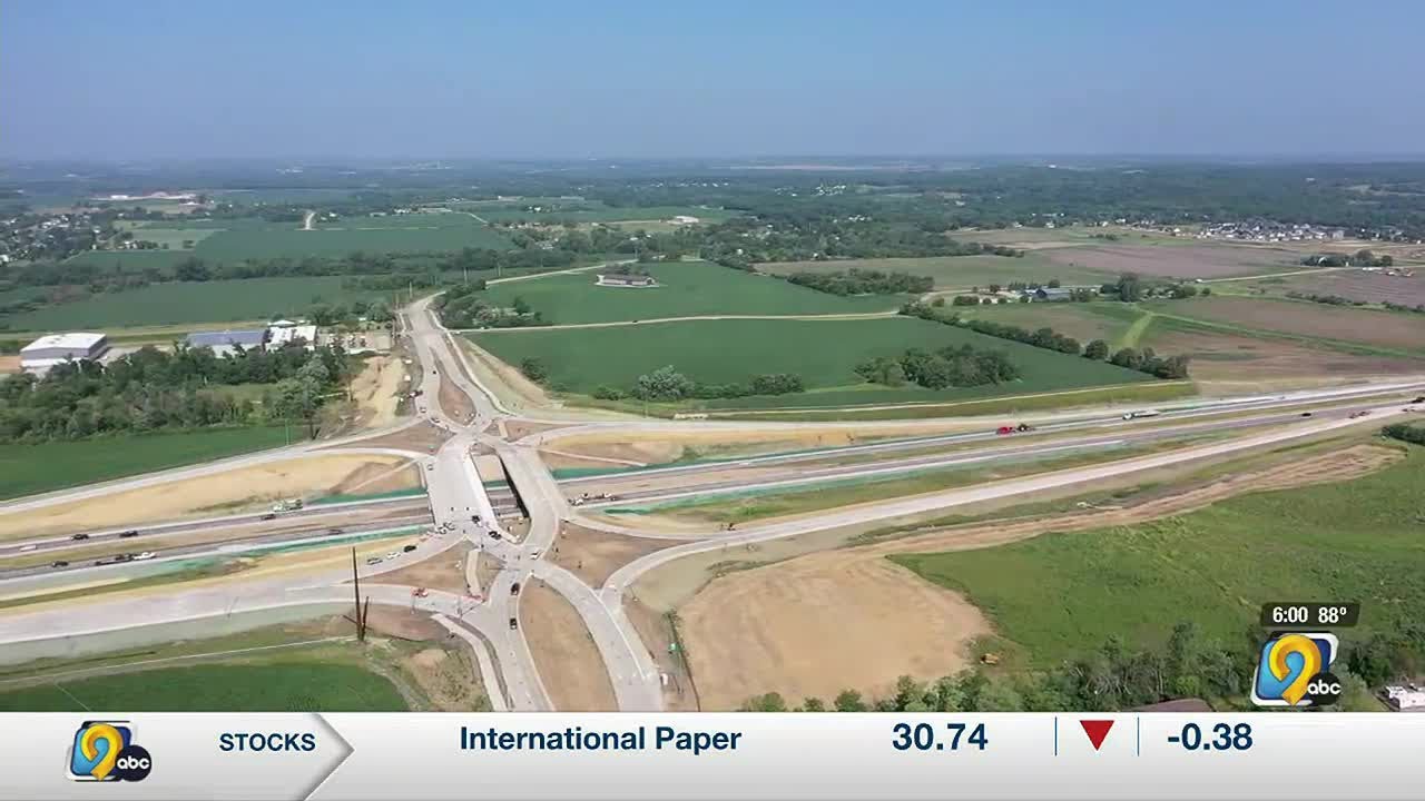 Tower Terrace Road interchange officially opens - YouTube