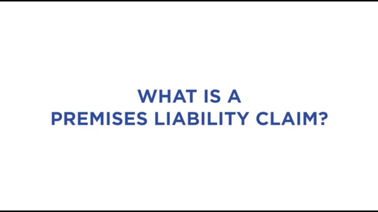 What is a Premise Liability Claim? - YouTube