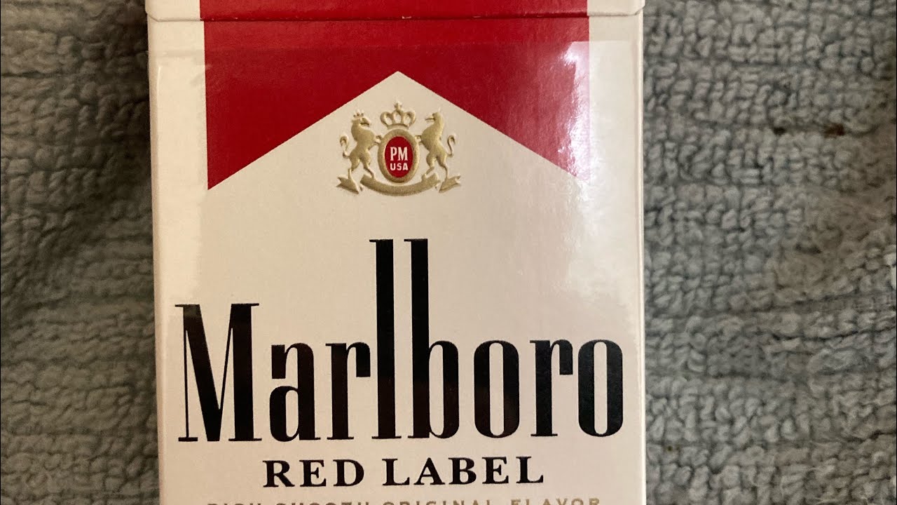Marlboro red label (kings) review. - YouTube