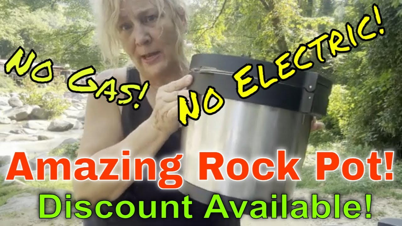 The Amazing Rock Pot! Cook a Meal While You're Having Fun! No Electric ...