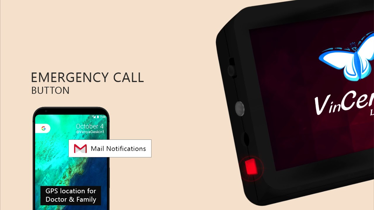 VinCense VitAlert-Remote Health monitoring and alerting (at home) - YouTube