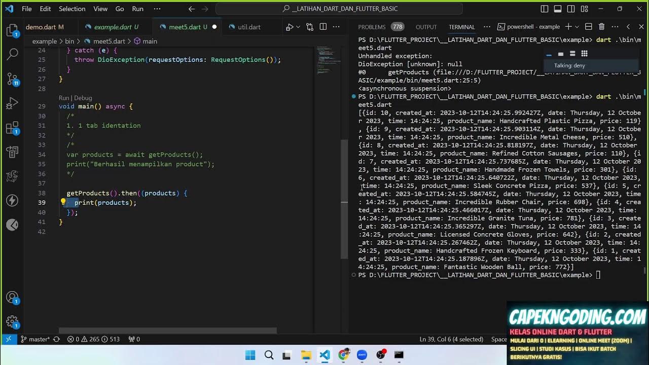 Meet 5 - Async Function - YouTube