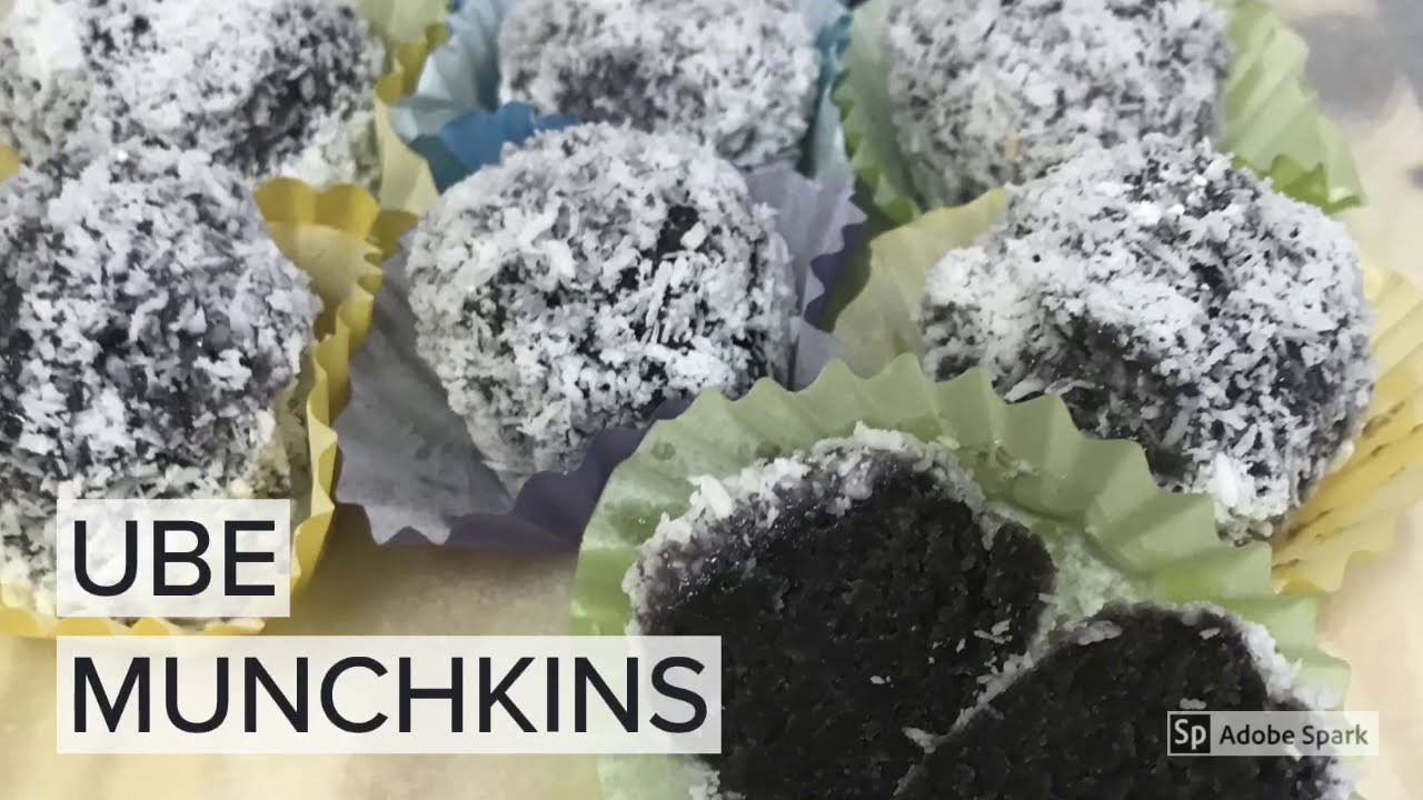 UBE MUNCHKINS Recipe | Homemade Purple Yam Munchkins ️(#65) - YouTube