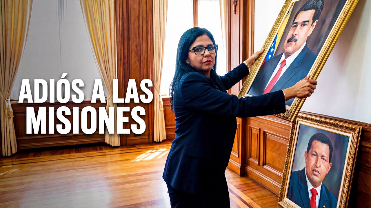 Delcy comienza a liquidar las misiones de Chávez - YouTube