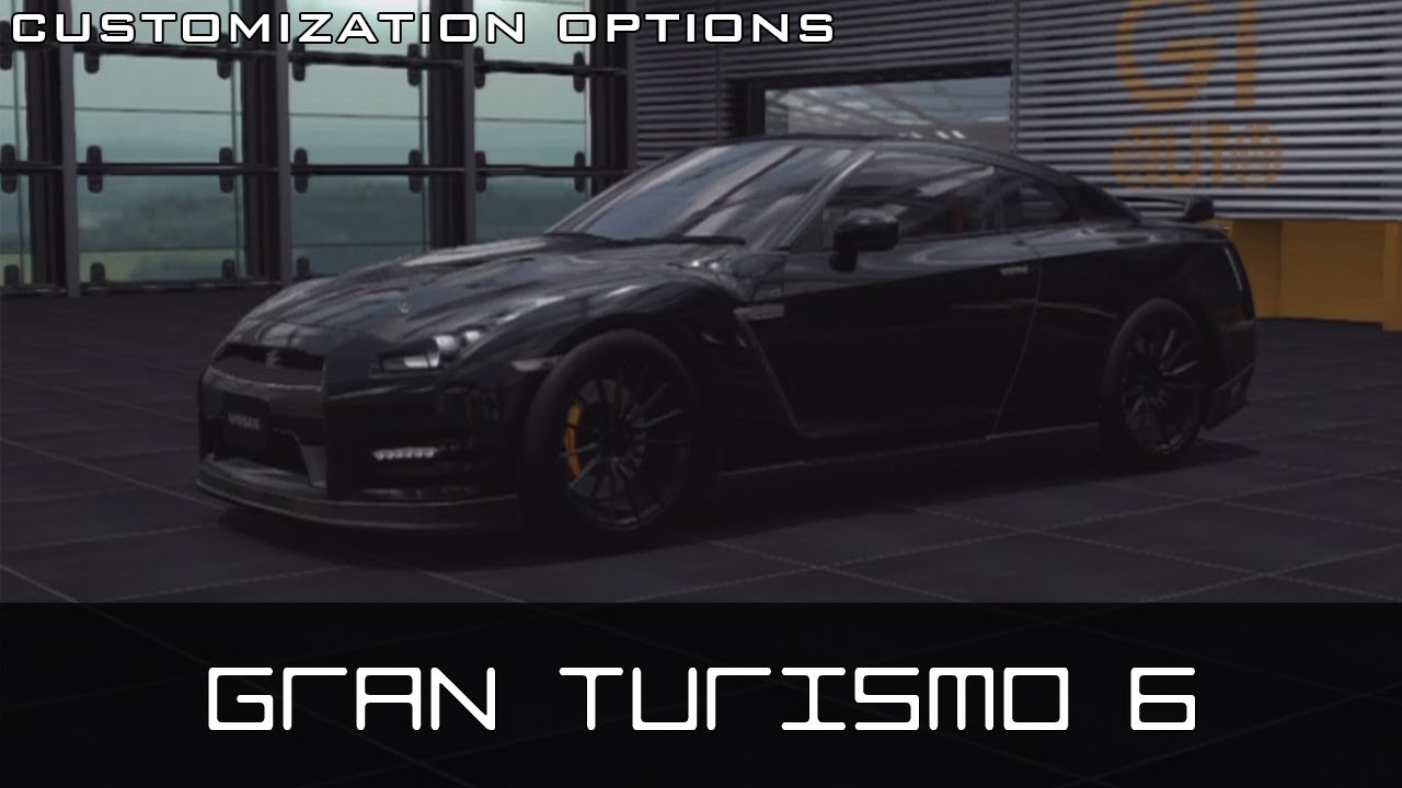 Gran Turismo 6 - Customization Options - YouTube