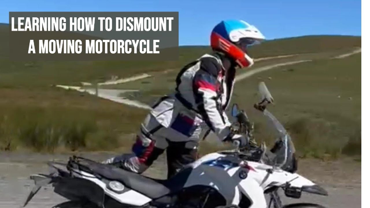 How To Dismount A Moving Bike (and survive) - YouTube