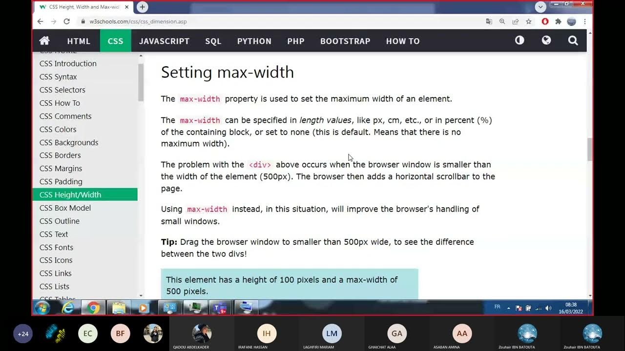 9.CSS3: Width et Height (Max-Width, Min-Width...) - YouTube