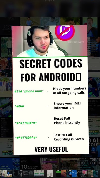 Top secret codes for android users which you don’t know 😱😱😱😱 #shorts#viral# - YouTube