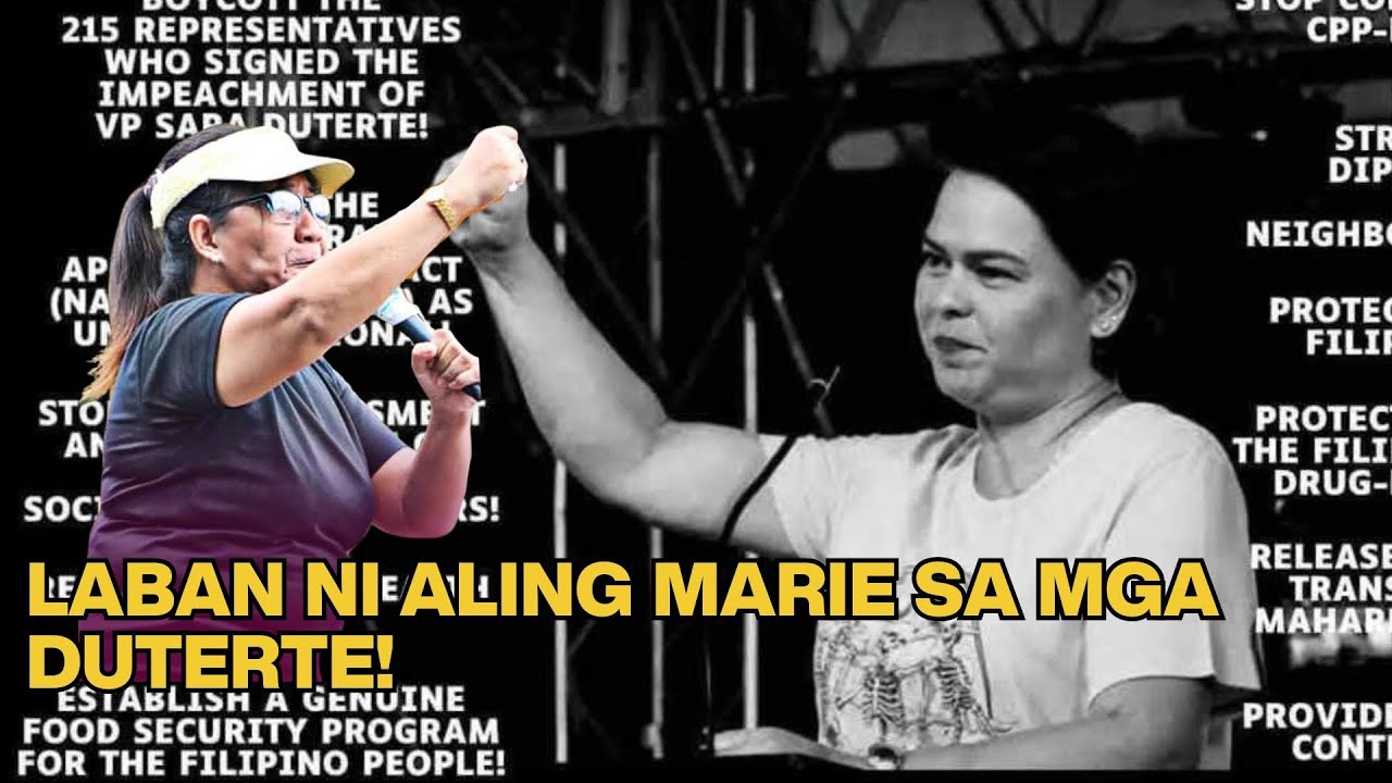 Laban ni Aling Marie sa mga Duterte! - YouTube