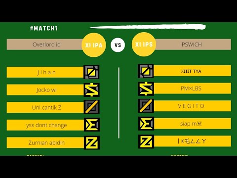 Game FUN S1 - MATCH 1 - XI IPA vs XI IPS - YouTube