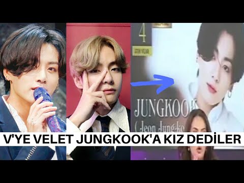 JUNGKOOK'A KIZ , V'YE VELET DEDİLER!? (kore saatine göre V'nin doğum günüydü)
