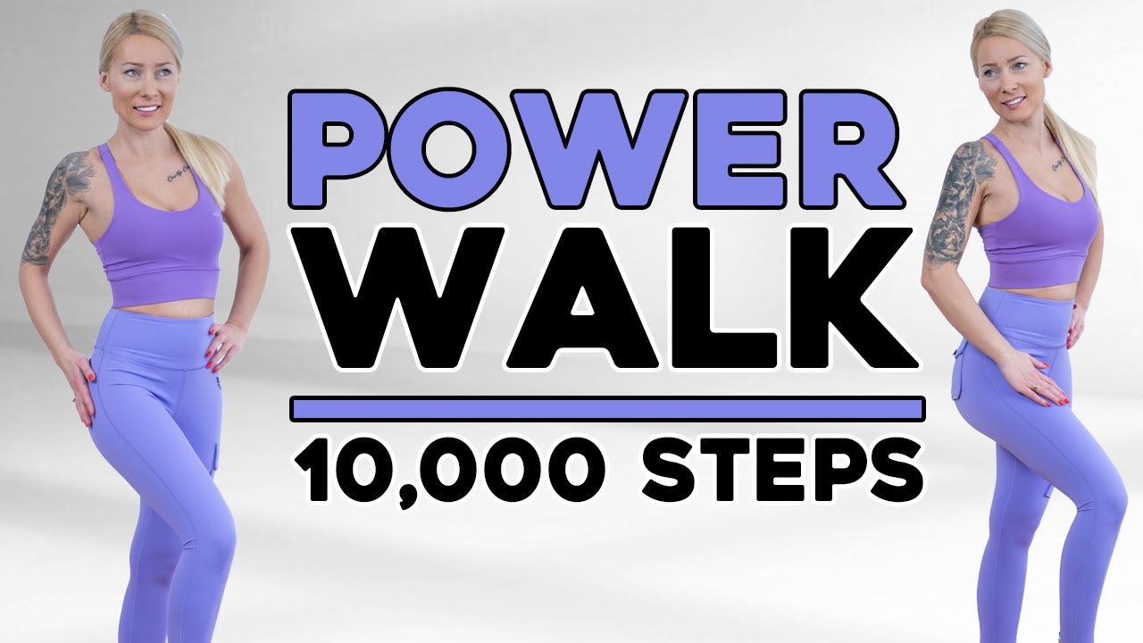 4 Mile Power Walk | At Home Workouts | 10000 Steps | Walk at Home - YouTube