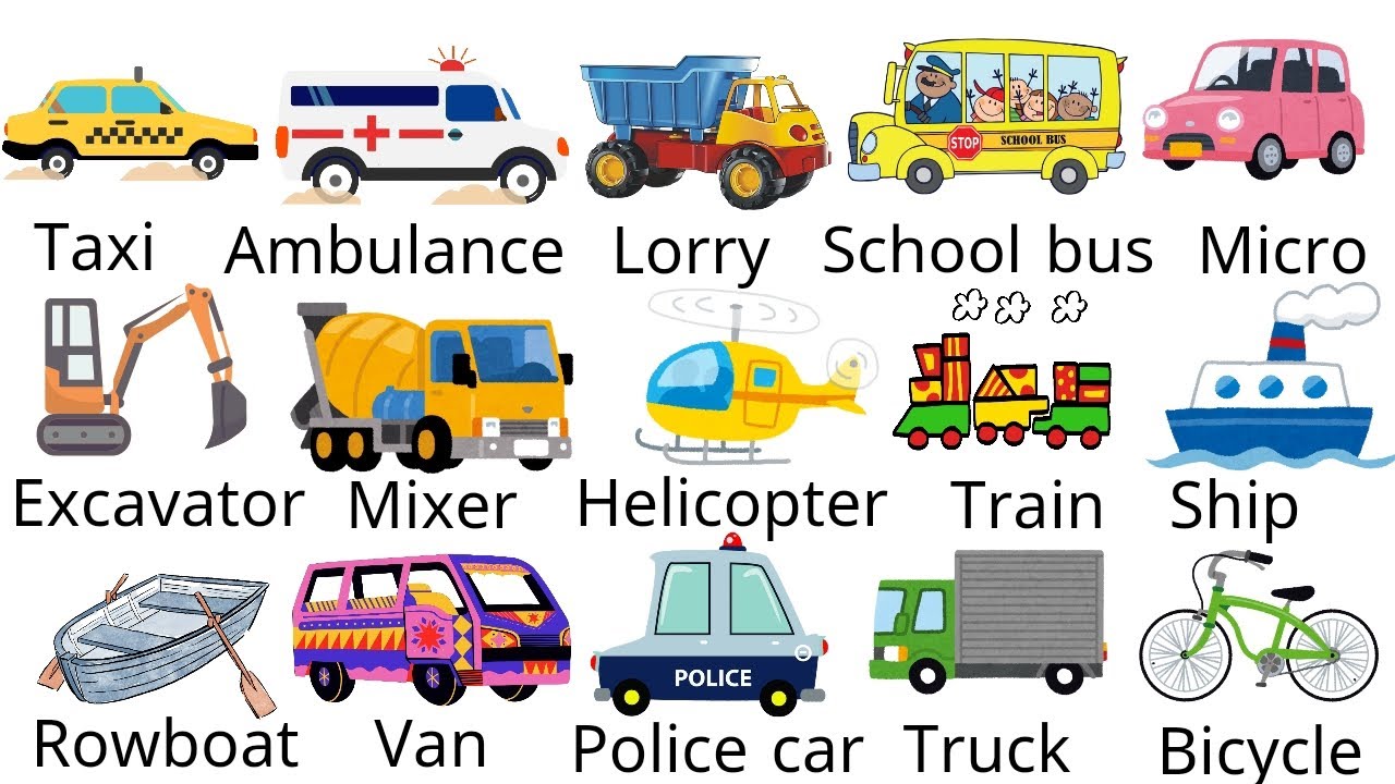20 Types Of Vehicles And Their Names - Infoupdate.org