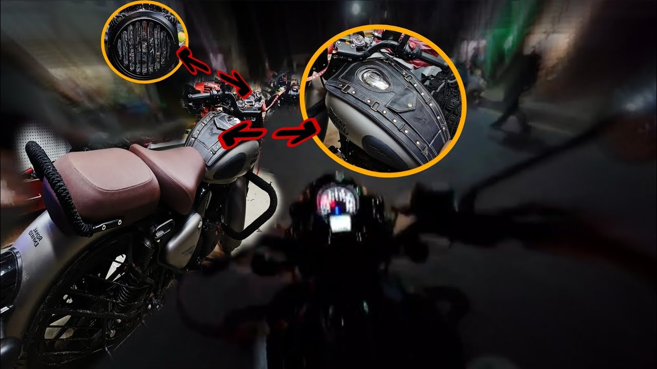 BASIC MODIFICATION ON ROYAL ENFIELD BULLET @ashokramjhali2063 - YouTube